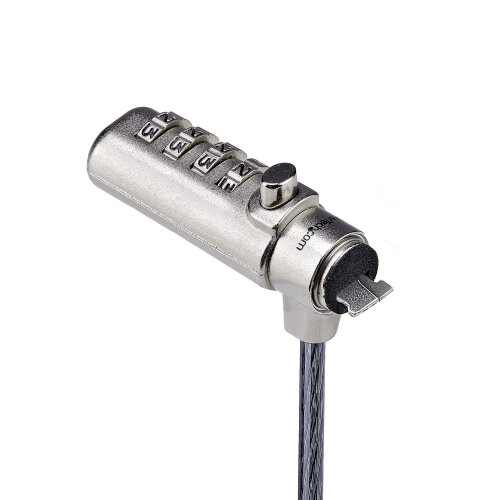 StarTech.com Slim Lock K-Slot Compatible, 5ft (1.5m) Locking Cable ...