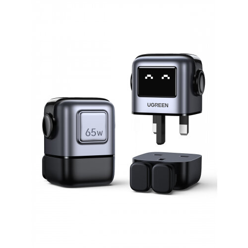 Ugreen USB-A+2C 65W UNO GAN CHARGER Mobile phone, Laptop, Tablet Black ...