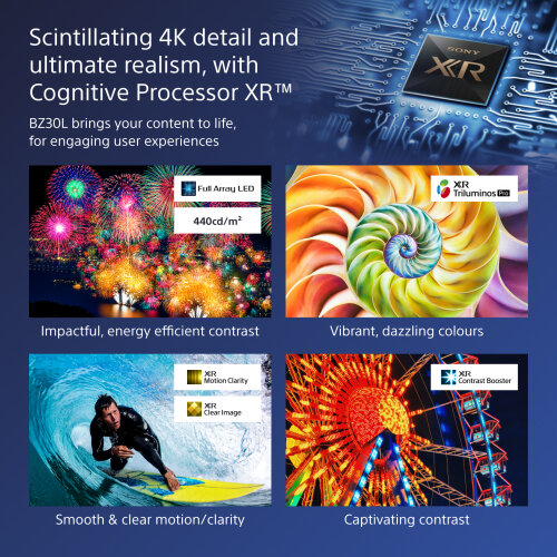 Sony BRAVIA FW-98BZ30L 4K HDR Full Array LED Professional display, 440 ...