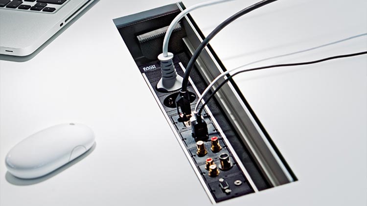 Bachmann TOP FRAME In Desk Power Solutions - Hunt Office Ireland