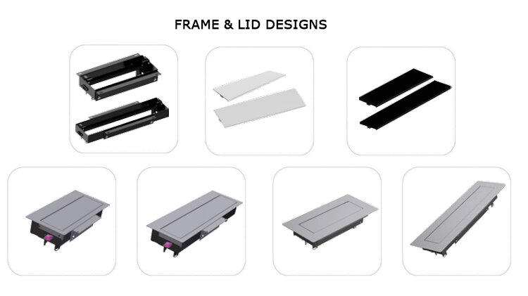 Bachmann TOP FRAME In Desk Power Solutions - Hunt Office Ireland