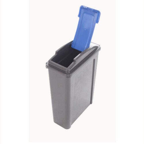 25 Litre Recycle Bin With Blue Lift Lid - Hunt Office Ireland