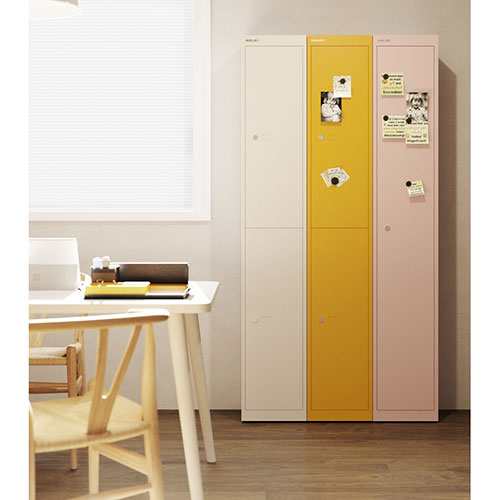 Bisley 2 Door Deep Locker Steel Goose Grey CLK182-73 - Hunt Office Ireland