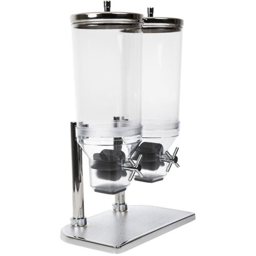 Cereal Dispenser Double - 2x4.5Ltr - HuntOffice