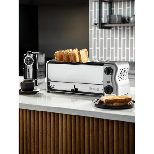 Rowlett Esprit 6 Slot Toaster Chrome w/2x Additional Elements ...