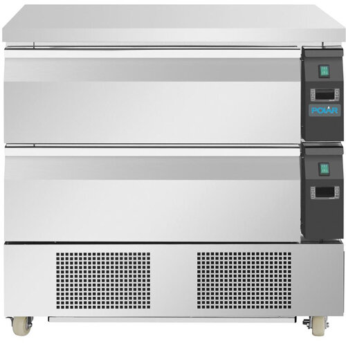 Polar U-Series Double Drawer Dual Temperature Counter Fridge Freezer ...
