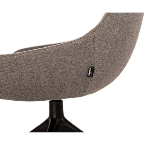 Frovi DOWNTOWN Armchair With 4 Star Black Base With Castors ...