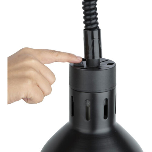 Retractable Heat Shades - Matt Black Finish - HuntOffice