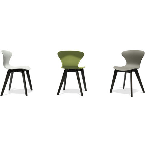 Frovi EGO Canteen Chair With Black Oak 4 Leg Wooden Frame ...