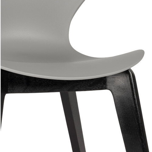 Frovi EGO Canteen Chair With Black Oak 4 Leg Wooden Frame ...