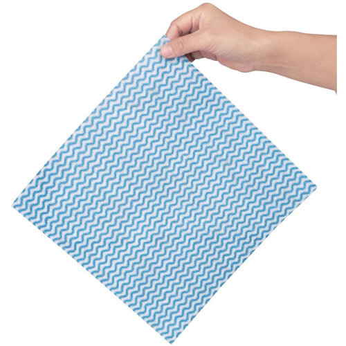 Essentials Non-Woven Cloths Blue (Roll of 300) - HuntOffice.ie