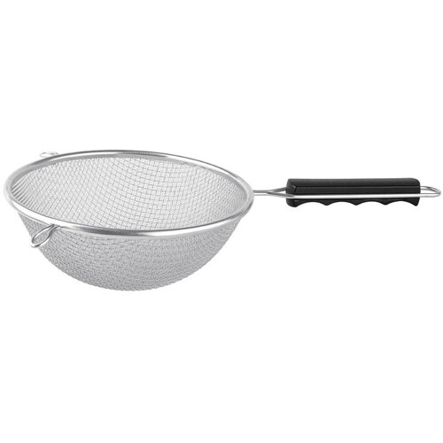 Vogue Double Mesh Sieve Black Handle - 200mm 8" - HuntOffice