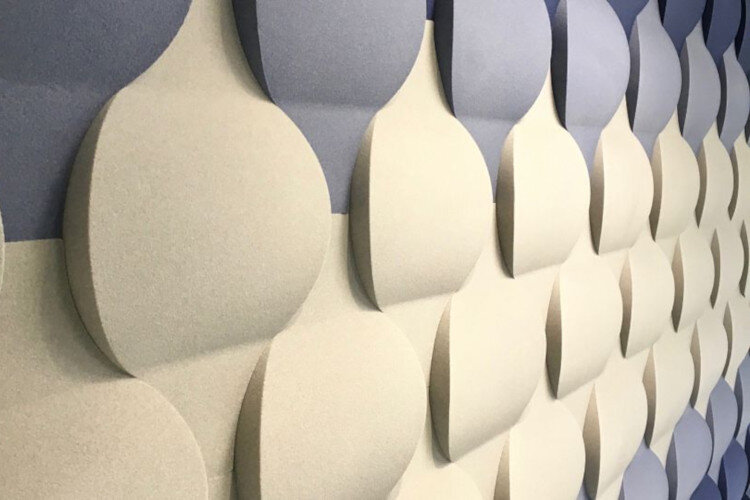 Fluffo SOFT Acoustic Wall Panel - Flow - Hunt Office Ireland