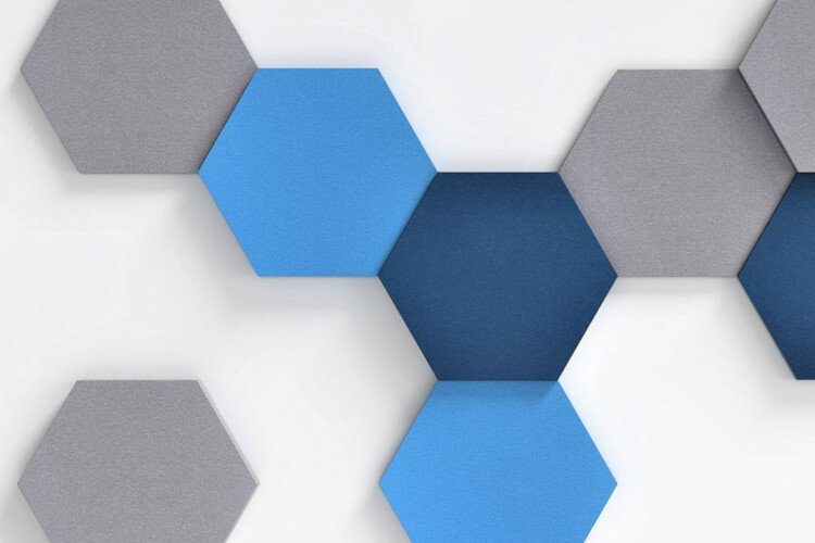Fluffo SOFT Acoustic Wall Panel - Hexa L - Hunt Office Ireland