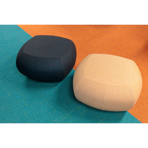 Frovi NUGGET Stool H400xW700xD700mm - Fabric Band I - Hunt Office Ireland