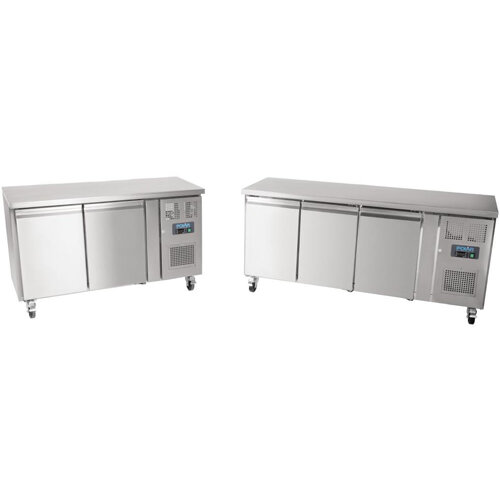 Polar U-Series Triple Door Counter Fridge 339Ltr - HuntOffice.ie