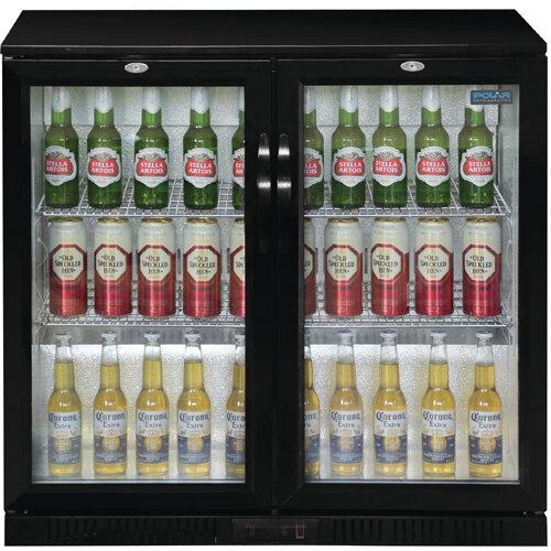 Polar G-Series Back Bar Cooler with Hinged Doors 208Ltr - HuntOffice.ie