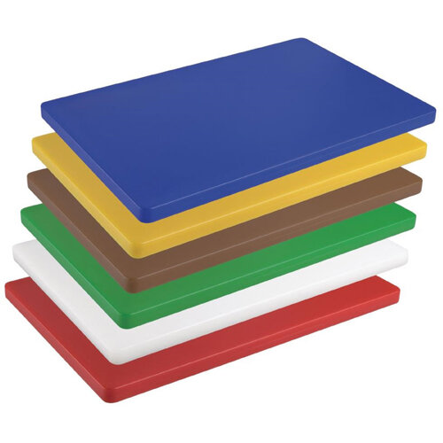 Hygiplas Low Density Chopping Board Yellow - 600x450x20mm - HuntOffice