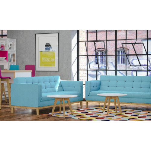 Frovi JIG HIGH 2 Seater Sofa With Stained Walnut Frame ...