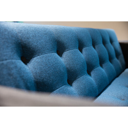 Frovi JIG HIGH 2 Seater Sofa With Stained Walnut Frame ...