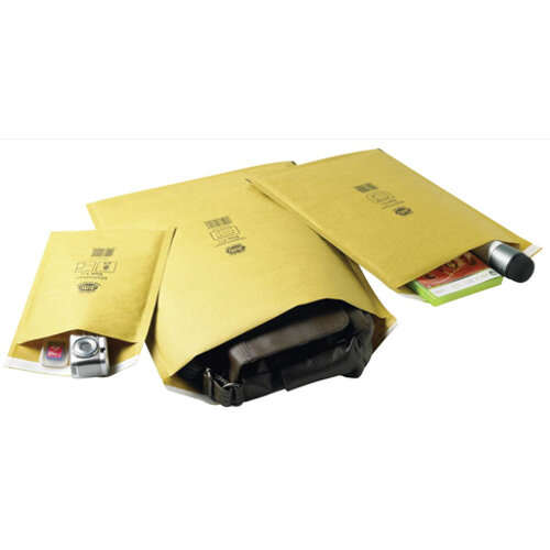 Jiffy Padded Bags Size 3 Gold 195x343mm Pack of 10 - Hunt Office Ireland