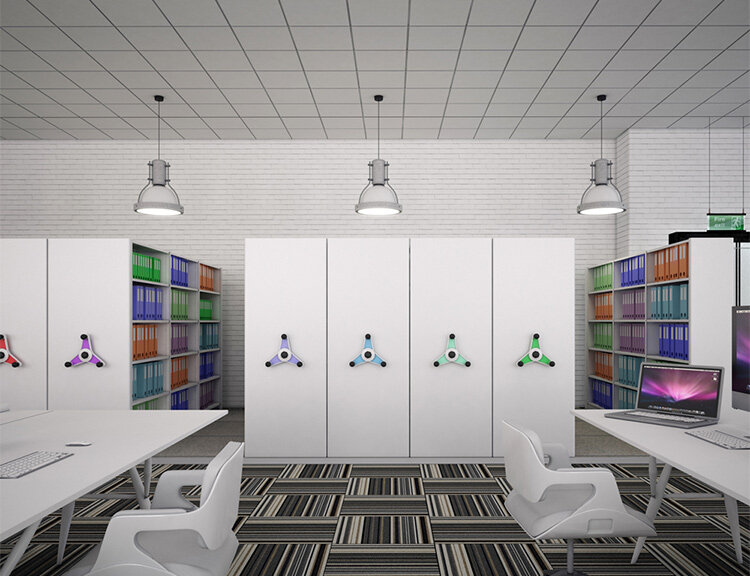 Kinetic Mobile Shelving System - Hunt Office Ireland