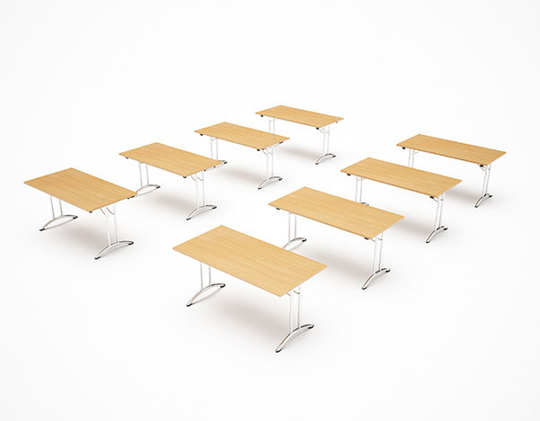 Morph Fold Modular Tables - Hunt Office Ireland