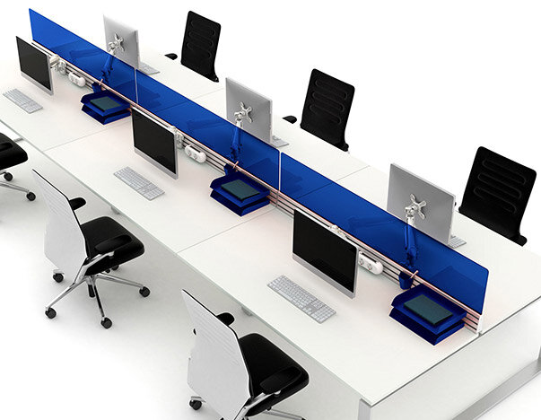 PODIUM Desktop Screens - Hunt Office Ireland