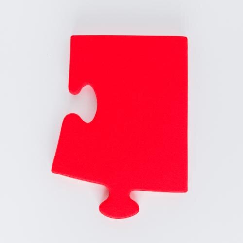 Puzzle Modular Acoustic Wall Panel 800x600mm Left Top Corner - Hunt ...