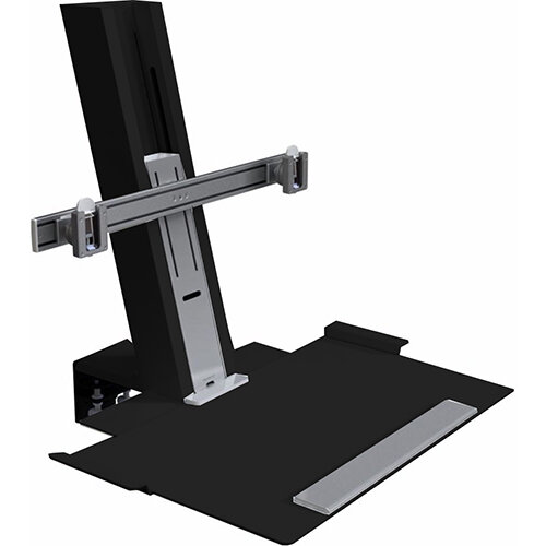 Humanscale QuickStand Height-Adjustable Dual Monitor Sit/Stand ...