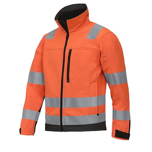 Snickers Allround Work High-Vis Softshell Jacket CL3 Size XL Regular ...