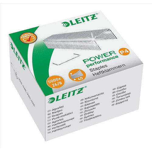 Leitz Staples P4 26/8mm Ref 55590000 Pack 5000 - Hunt Office Ireland