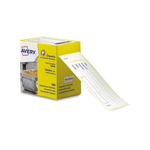 Avery Food Traceability Labels 300 Labels - Hunt Office Ireland