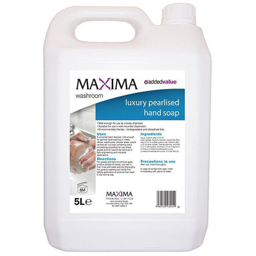Maxima Hand Wash Liquid Hand Soap Perfumed Pink 5 Litre Pack 1 - Hunt ...