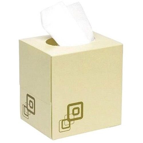 Maxima Facial Tissues Cube 2-Ply 70 Tissues per Box White Pack of 24 ...