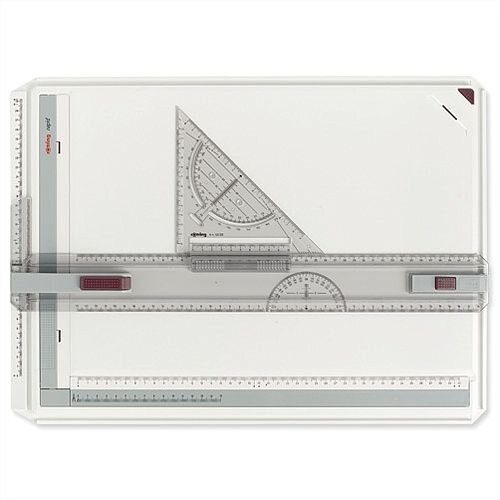 Rotring Rapid A3 Drawing Board with Strip Clamps S0213910 - Hunt Office ...