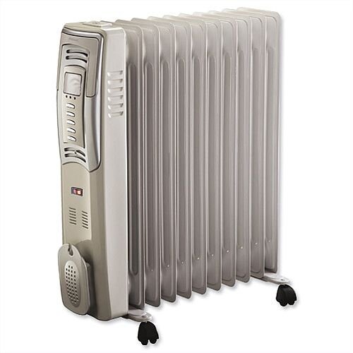 Bionaire Oil Filled Mobile Radiator with Digital Thermostat - Hunt ...