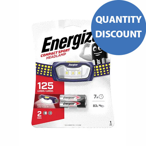 Energizer Sport LED Head Light Head Lamp Includes 2 AAA Energizer ...