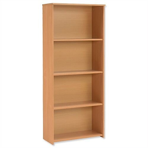Tall Beech Bookcase 1770mm Trexus Basics Range - Hunt Office Ireland