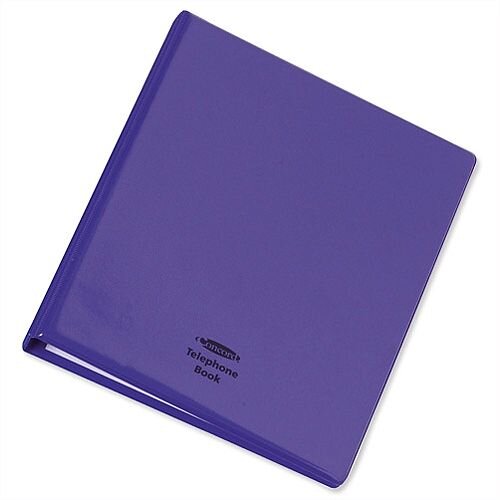 Telephone Index Book Binder A5 Purple A-Z Index and 20 Sheets Concord ...