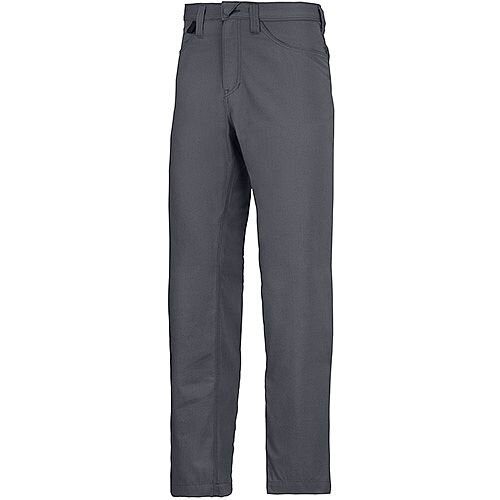 Snickers 6400 Service Trousers Chinos Steel Grey Waist 47" Inside leg ...