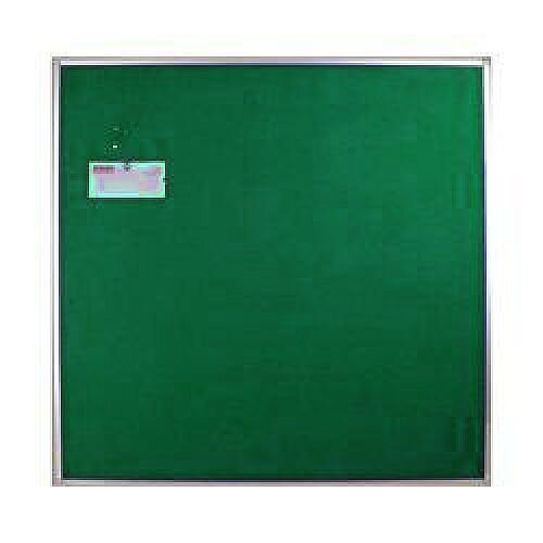 Aluminium Green Felt-Fabric Display Board 1200x1200mm - Hunt Office Ireland