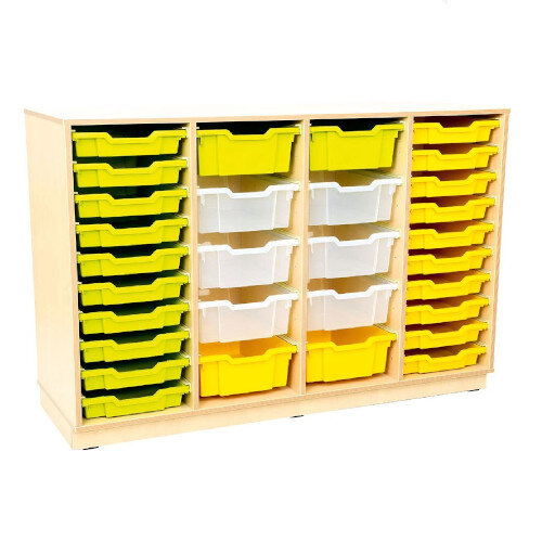 Tray Storage Large Cabinet For Plastic Containers 20 Shallow, 10 Deep ...