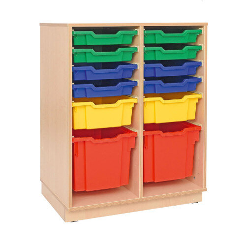 Tray Storage Large Cabinet For Plastic Containers 2 Jumbo, 2 Deep 8 ...