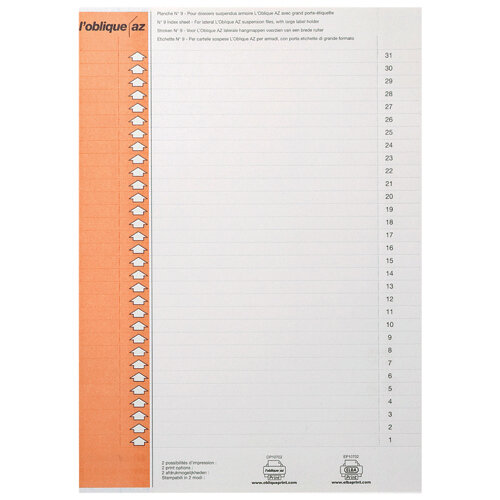 Elba Suspension Files Label Sheet Lateral Pack of 10 100330212 - Hunt ...