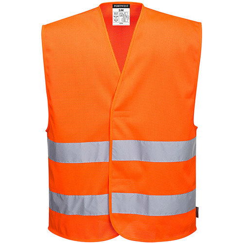Portwest C374 MeshAir Hi-Vis 2 Band Vest Orange XX3X - Hunt Office Ireland