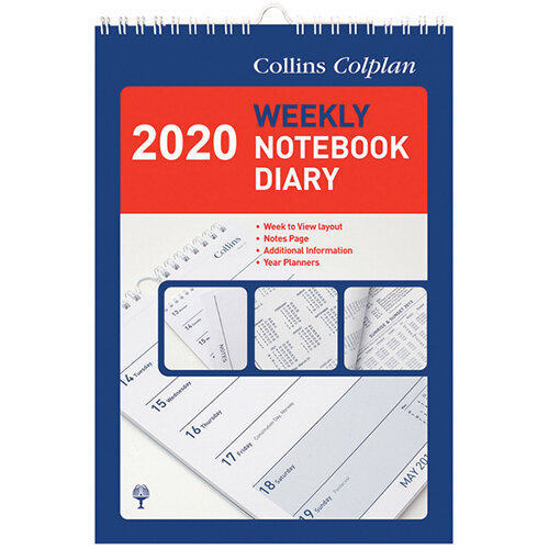 Collins Colplan Weekly Notebook Diary 2020 60 - Hunt Office Ireland