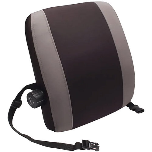 Contour Ergonomics Adjustable Premium Lumbar Back Support Black/Grey ...