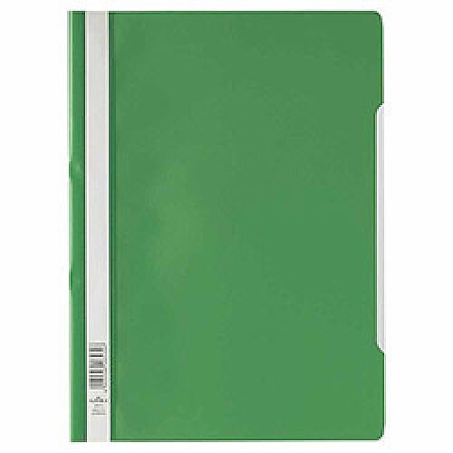 Durable Clearview Folder A4 Green Pack of 50 2573/05 - Hunt Office Ireland