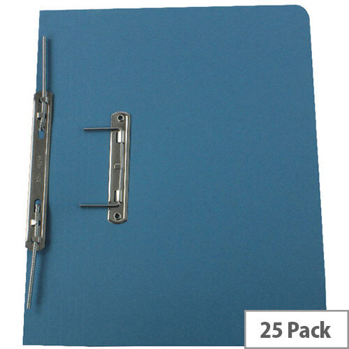 Rexel Blue Jiffex Foolscap Pocket File Pack of 25 - Hunt Office Ireland